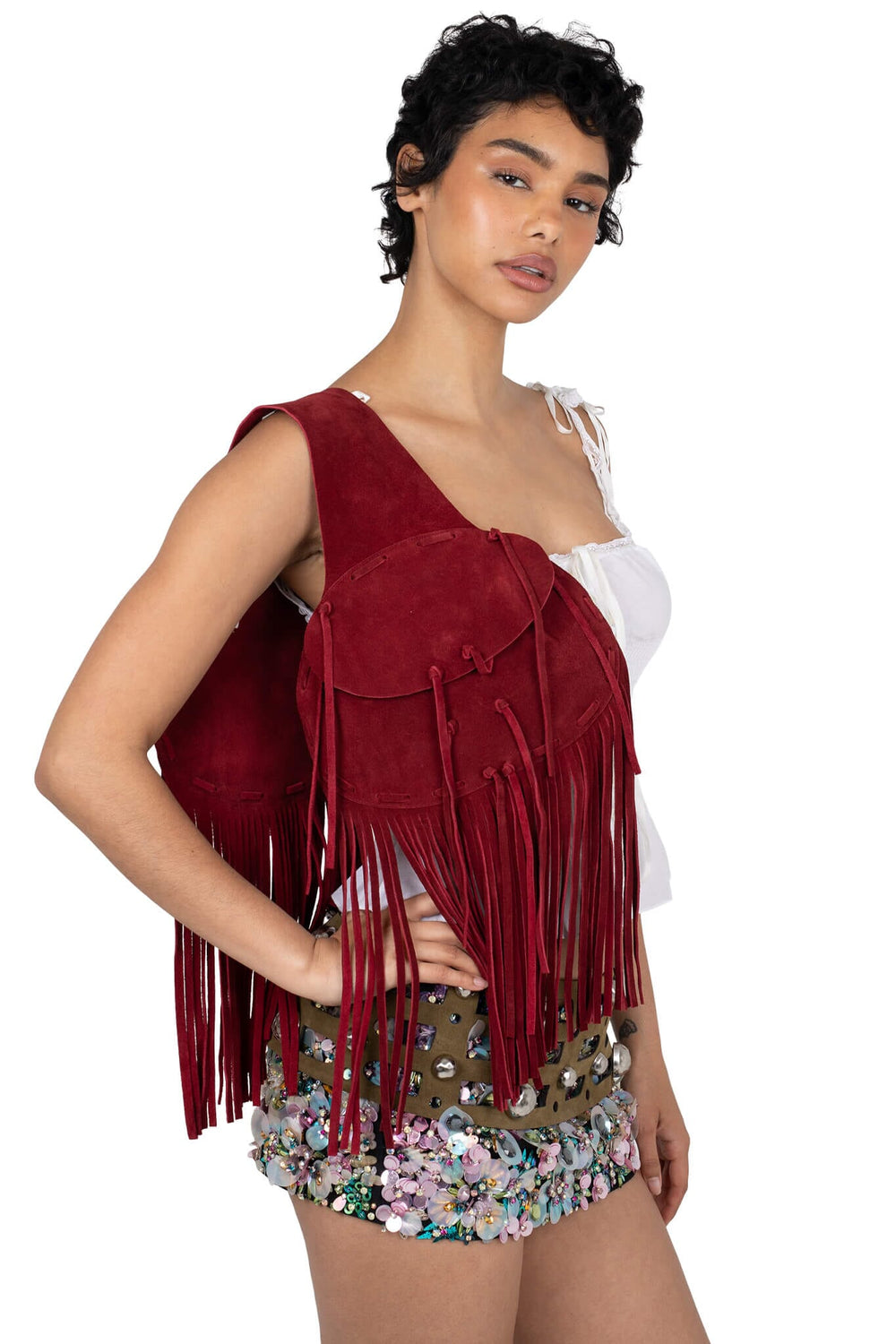 BURRO Jeffrey Campbell Fringe Bag