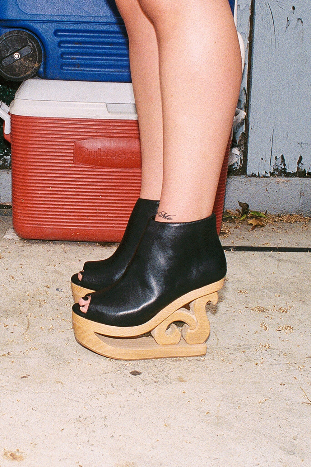 SKATE Jeffrey Campbell Wooden Wedge Platforms